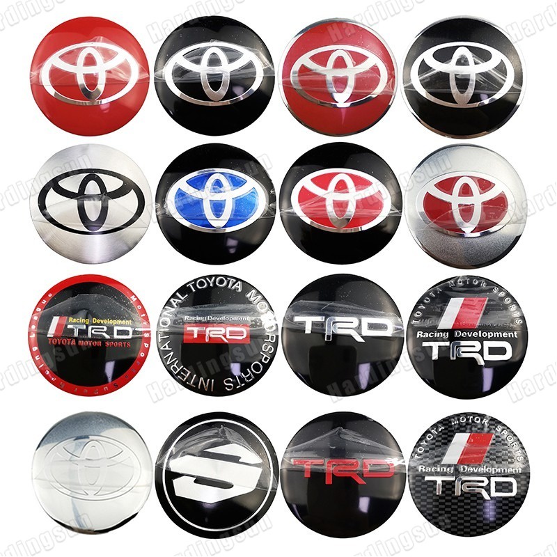 56mm 4pcs Toyota TRD VXR Vios Camry Corolla Car Wheel Center Hub Cap ...