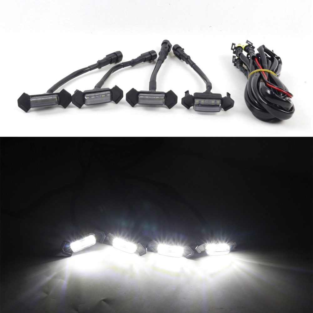 doch LED Grille Light Kit Car Daytime Running Lights Automobile ...