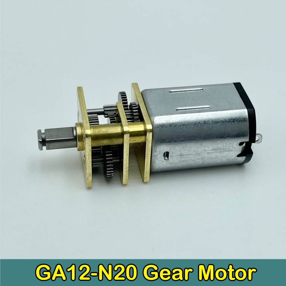 GA12-N20 DC 3V 3.7V 6V Micro Metal Geared Motor 68RPM Slow Speed Mini ...