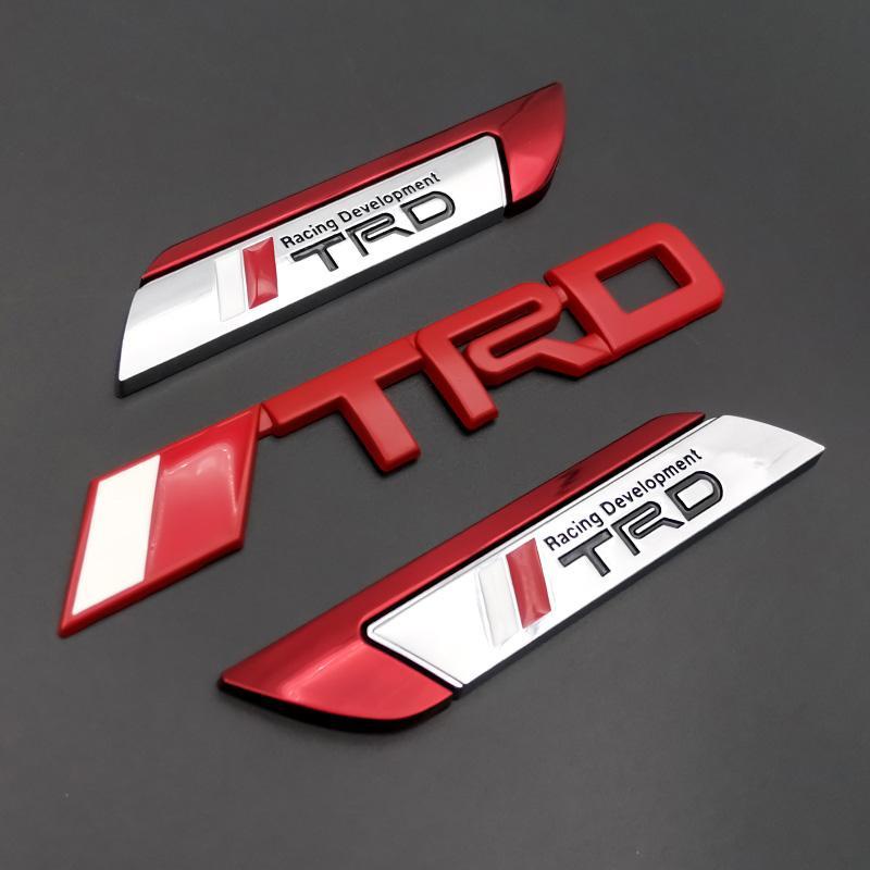 TOYOTA TRD letter car sticker Highlander LAND CRUISER PRADO FT-86 car ...