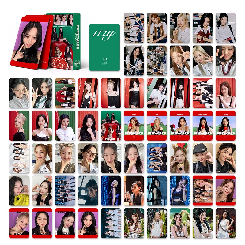 92-96pcs/box ITZY Lomo cards RINGO KILL MY DOUBT Album Stickers Photocards itzy Yeji Lia Ryujin ...