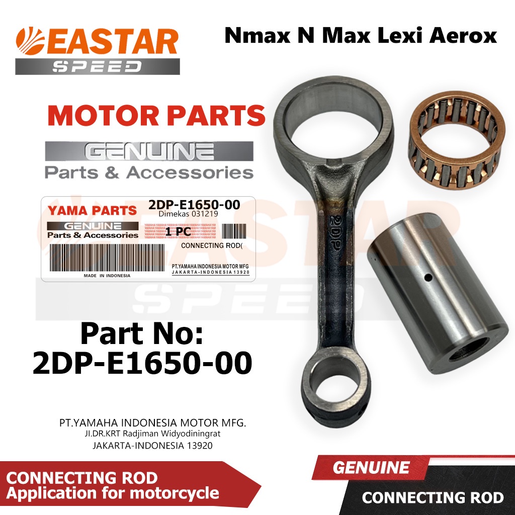 Handlebar Piston Connecting Rod Kit FOR Nmax N Max Lexi Aerox 2DP-E1650 ...