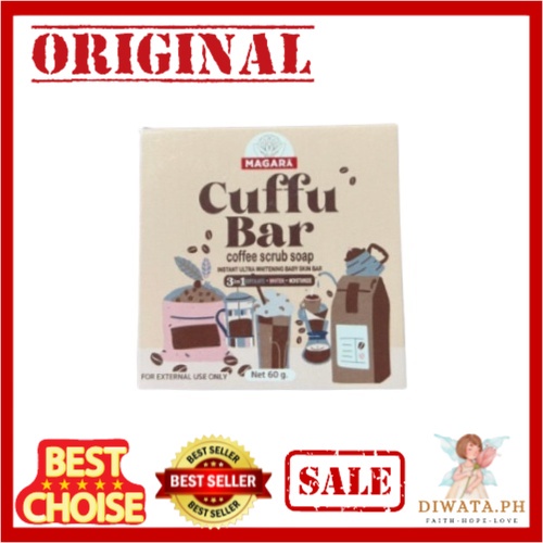 Legit Cuffu Bar Coffee Scrub Soap by Magara Skin Instant Ultra ...
