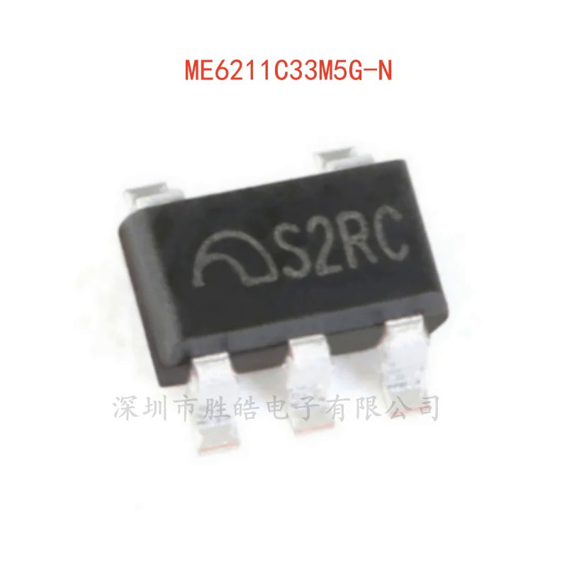 (10PCS) ME6211C33M5G-N ME6211C33M5G 3.3V0.5A Low Differential Voltage Linear Regulator Chip ...