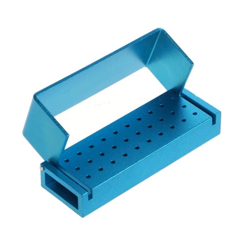 Dental 30 Holes Burs Drill Disinfection Block FG Bur Sterilization ...