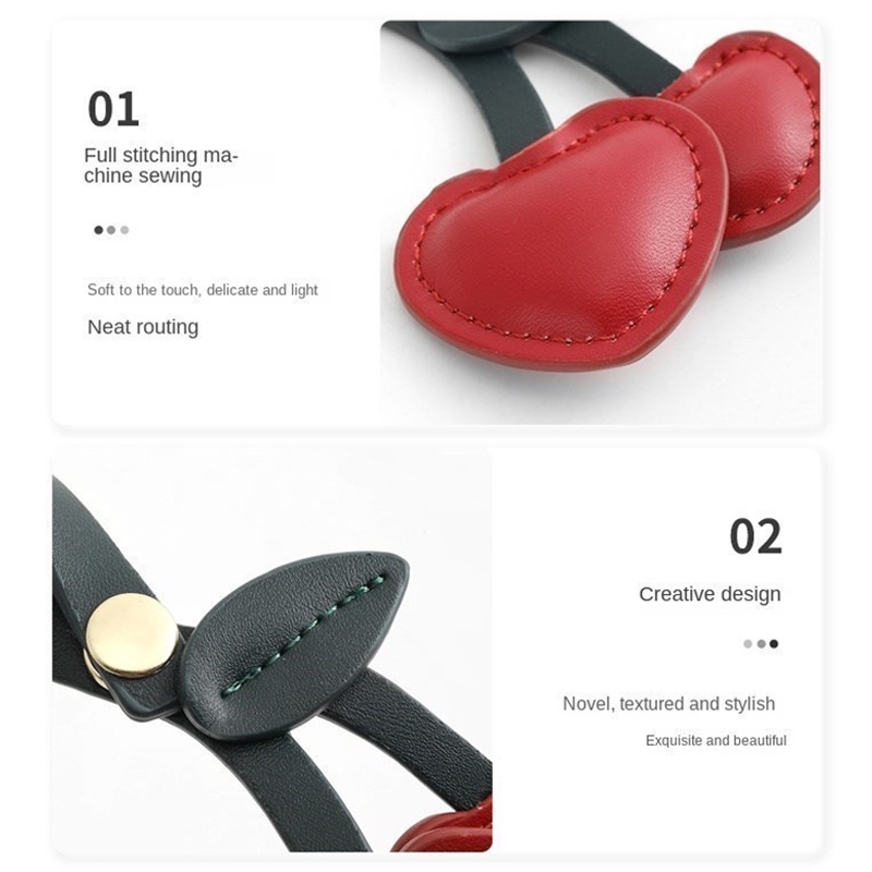 New Cute 3D Peach Heart Cherry Cherry Cherry Car Key Chains Red Pink ...