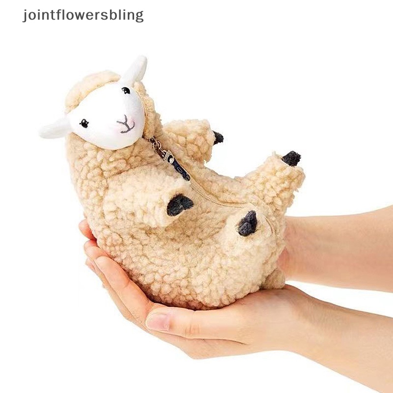 JOPH 15CM Lovely Sheep Alpaca Doll Soft Plush Toy With Detachable ...