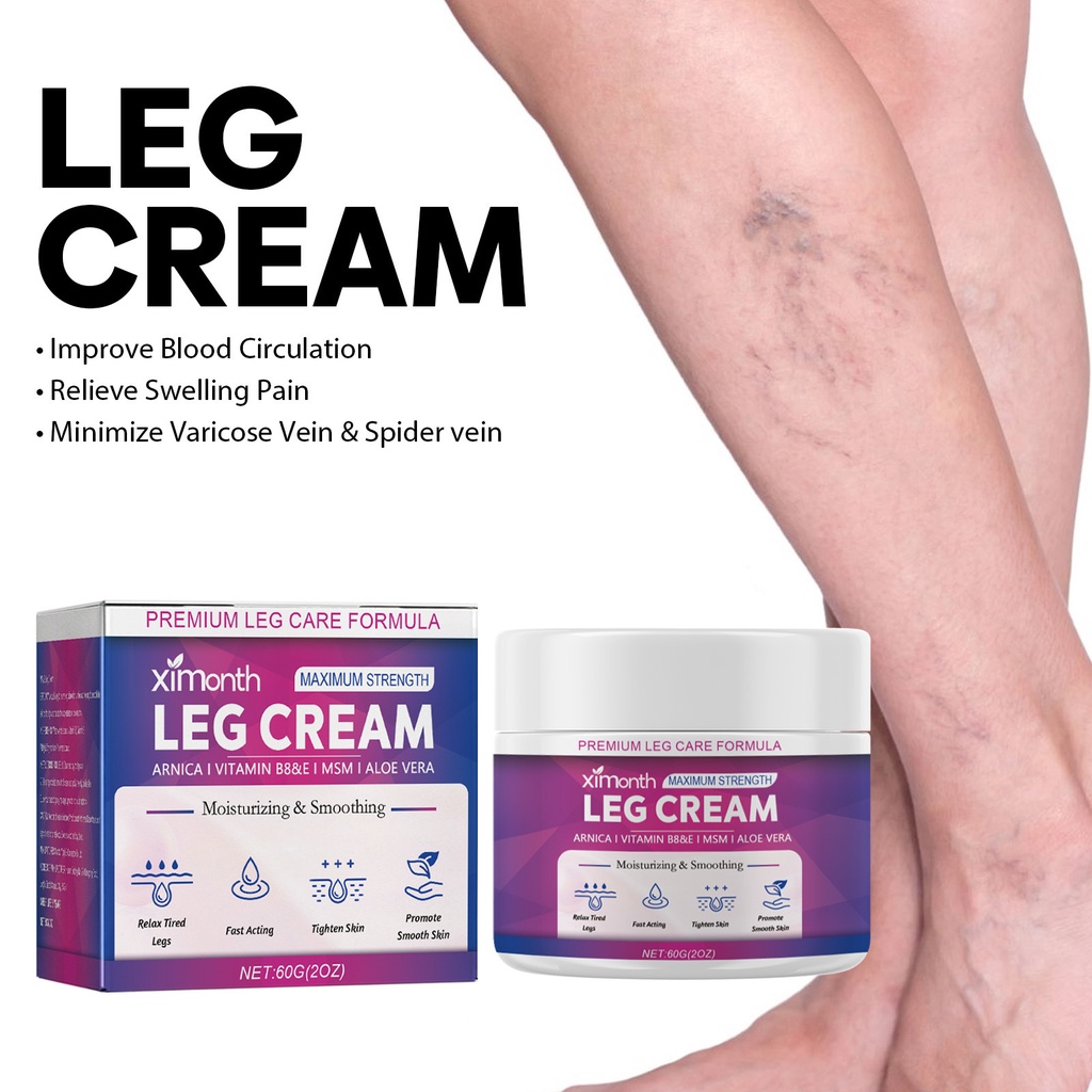 CHIBEL 60g Leg Cream Relieve Sore and Swollen Legs Repair Earthworm ...