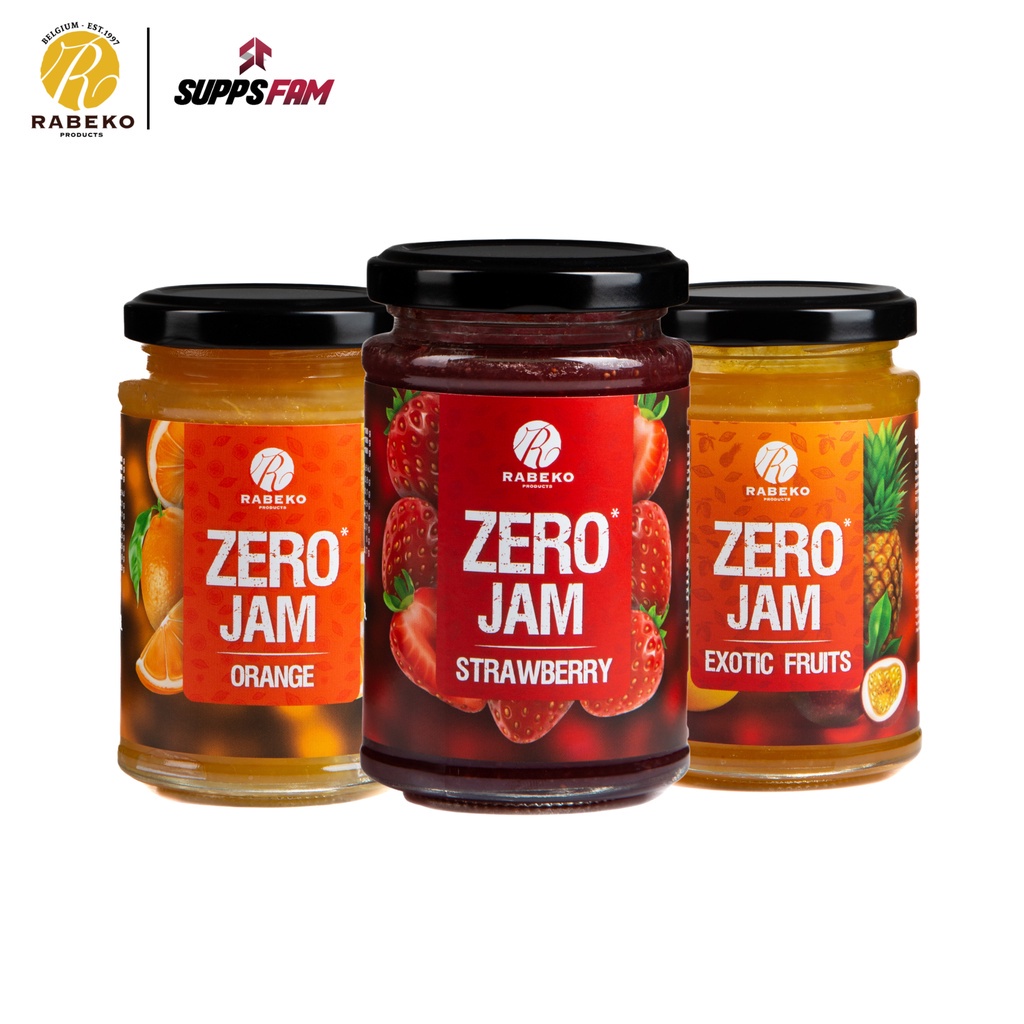Rabeko Zero Jams - Only 5% Sugar 92% Less With A Sweetener | Shopee ...