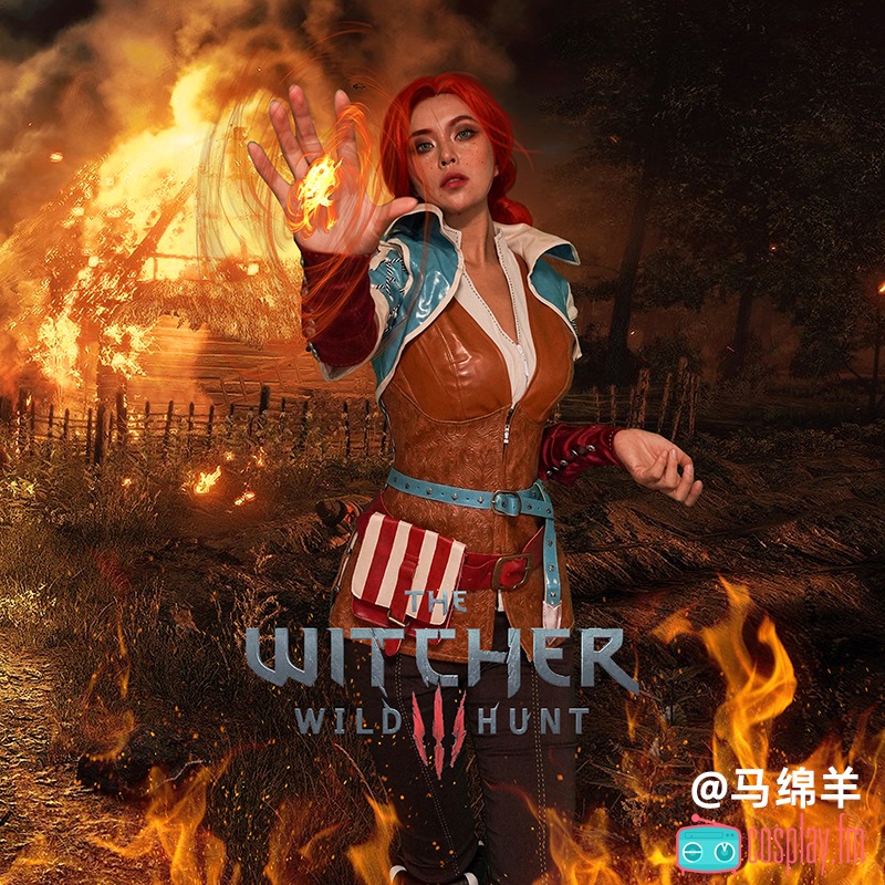 CosplayFM The Witcher 3：Wild Hunt cos Triss Merigold Cosplay Clothing ...