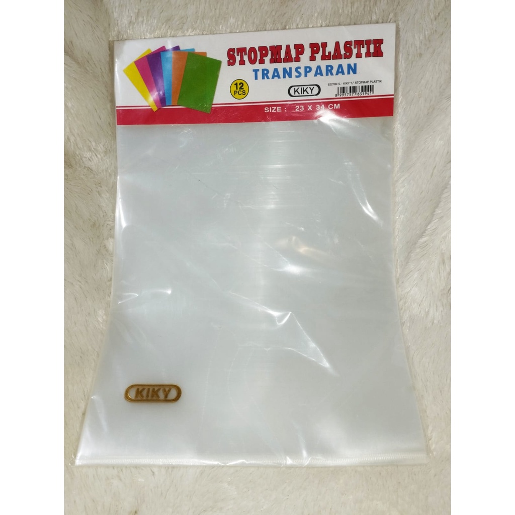 Kiky Stopmap / Transparent Plastic L Folder 23x34cm | Shopee Philippines