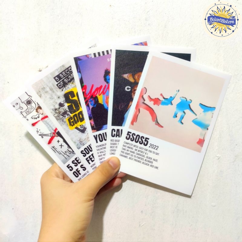 5SOS Album Cover Waterproof Mini Posters 4×6 inches 4R High Quality ...