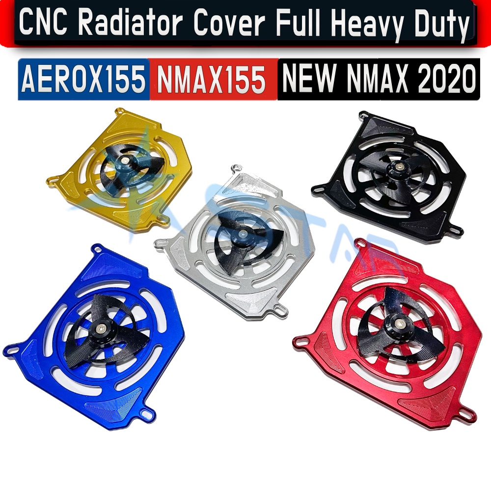 CNC Radiator Cover with Spinner for AEROX155 NMAX155 NEW NMAX 2020 ...