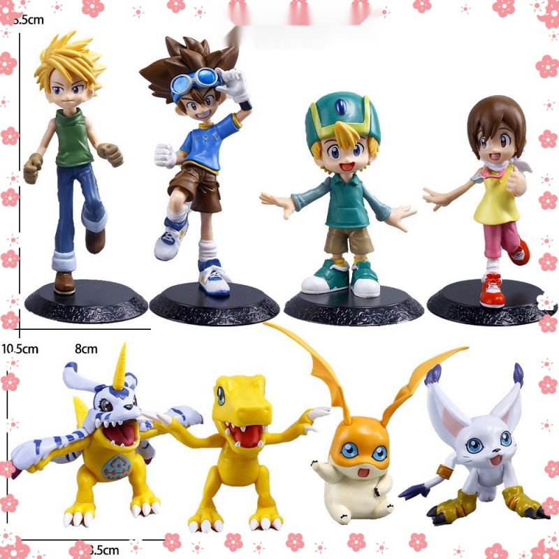 Digimon Adventure Figure Tyrannosaurus Yagumon Gabumon Badadi Road ...