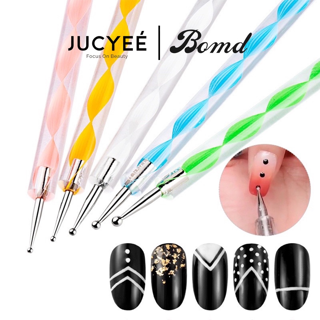 BOMD Nail Art Pointed DIY Nail Dotting Pen Decoration Painting Pen ...