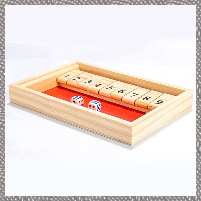 [U L Z R] Wooden Drinking Numbers Flip Cards Drinking Bar Games Props ...