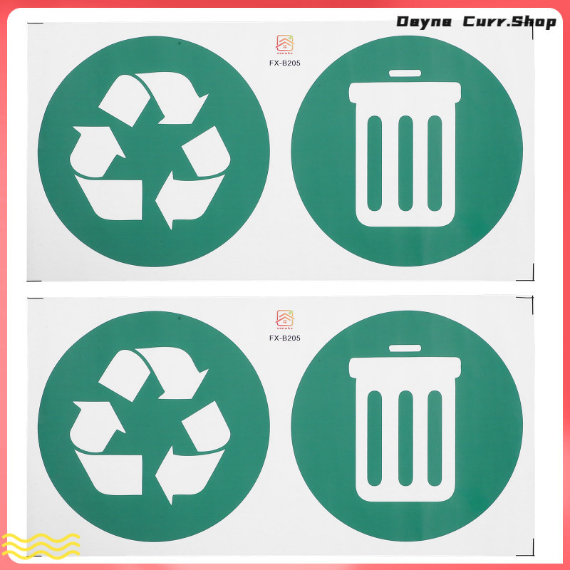 Trash Can Stickers Self-adhesive Rubbish Bags Kitchen Bins Garbage ...