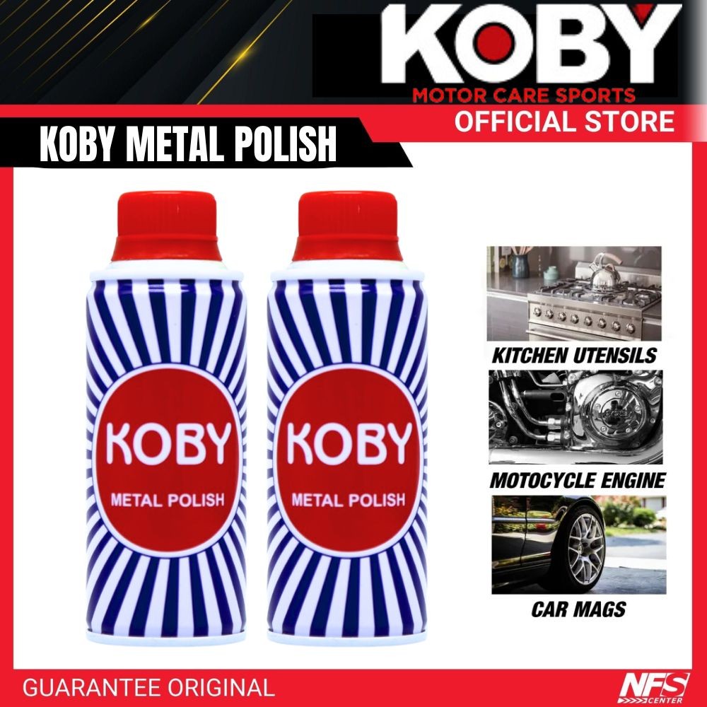 Koby Metal Polish 200ml / Multi-purpose Metal Polish Universal | Shopee ...