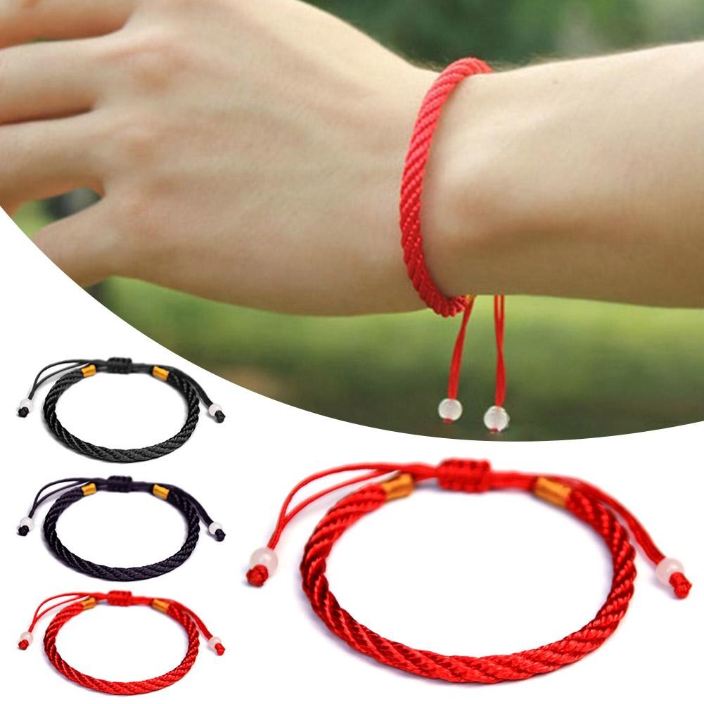 Red Lantern Thread Bracelet Handwoven Ethnic Style Male Birthyear Rope ...