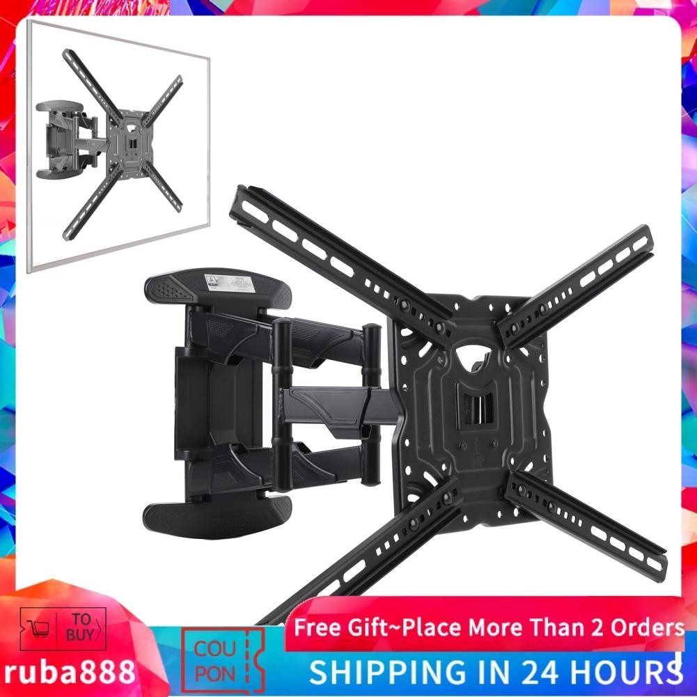 Ruba888 Full Motion TV Wall Mount for 32 to 75 Inch TVs with Swivels ...