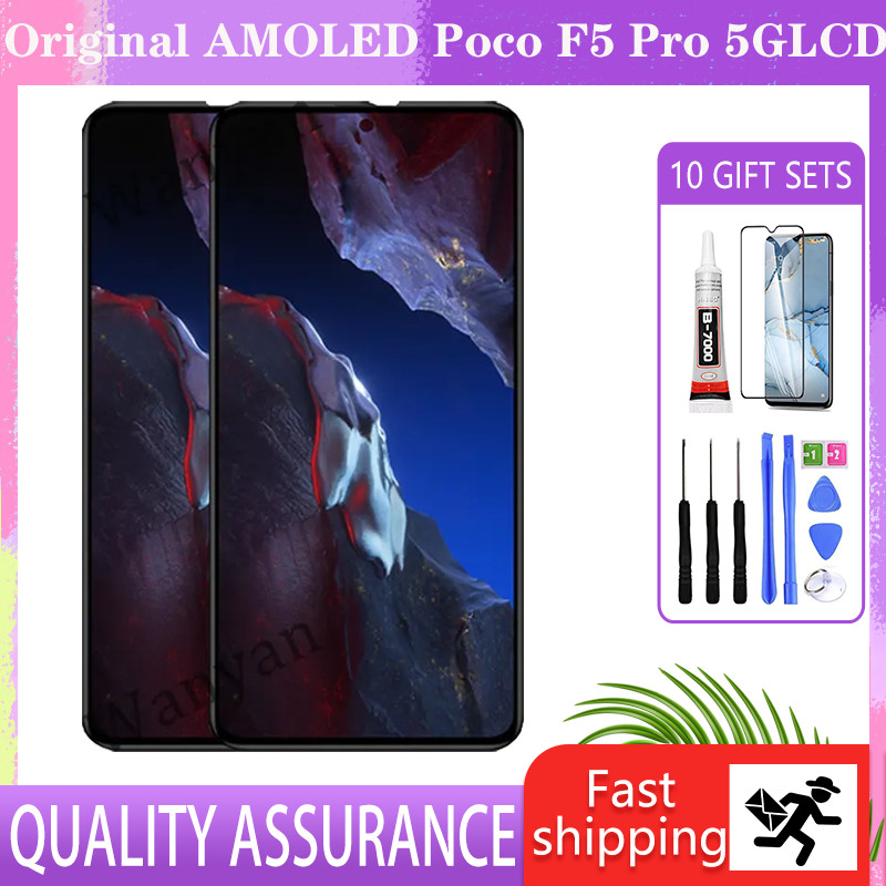 Original AMOLED Poco F5 Pro 5G LCD Display Touch Screen With Frame Replacement | Shopee Philippines