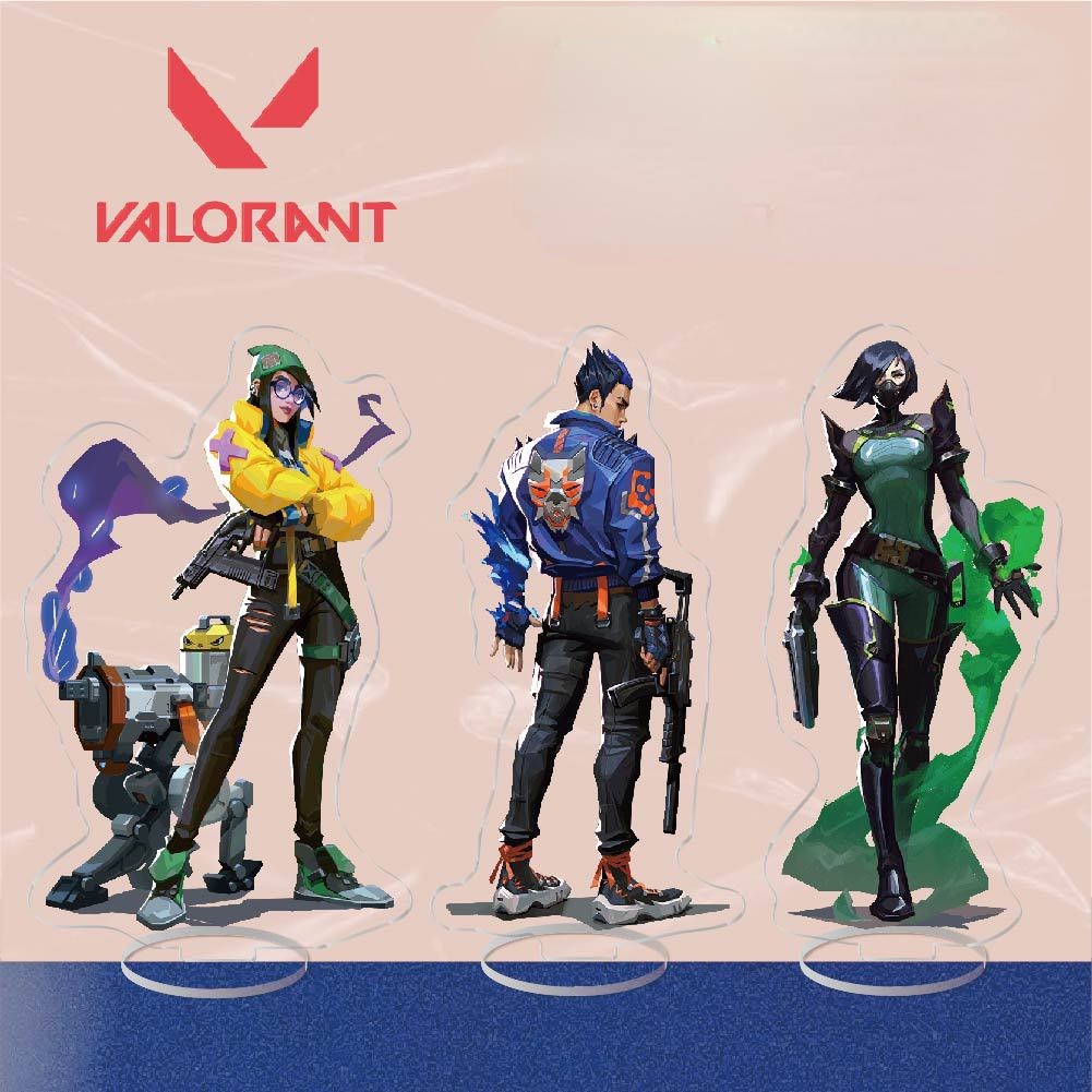 Game Valorant Figure Acrylic Stand Model Cosplay Sage Killjoy Jett Sova ...