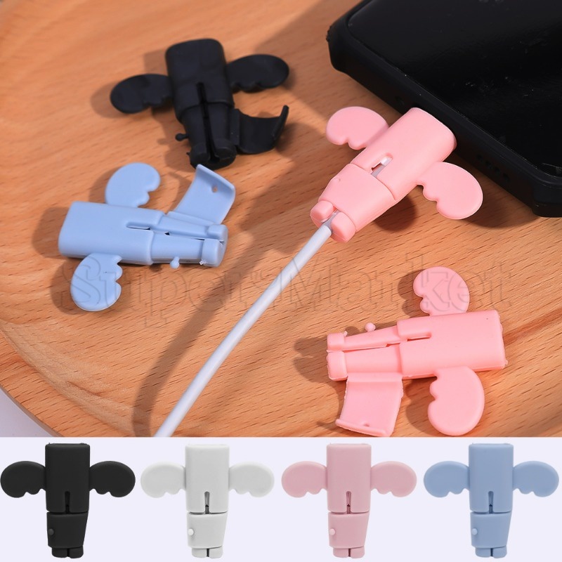 Data Line Protectors Cable Organizer / Cute Earphone Cable Protective ...