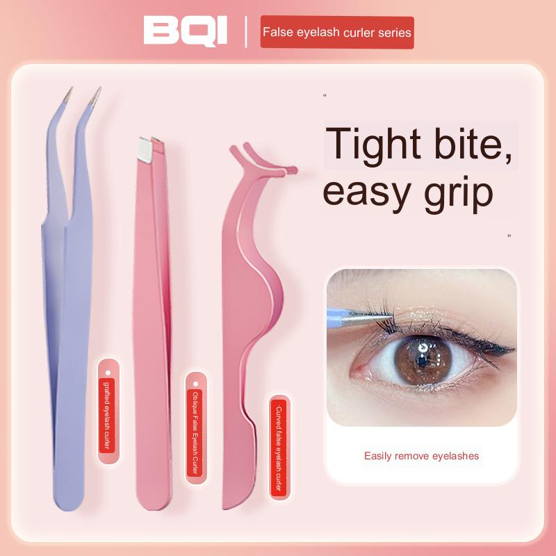 False Eyelash Tweezer Professional Grafting Eyelashes Stainless Steel ...