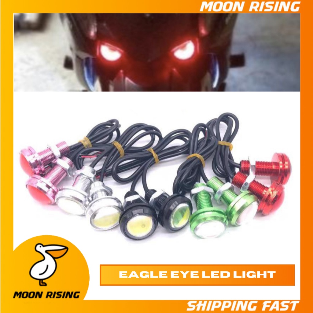 EAGLE EYE LED LIGHT MOTORCYCLE [MOON RISING] | Shopee Philippines