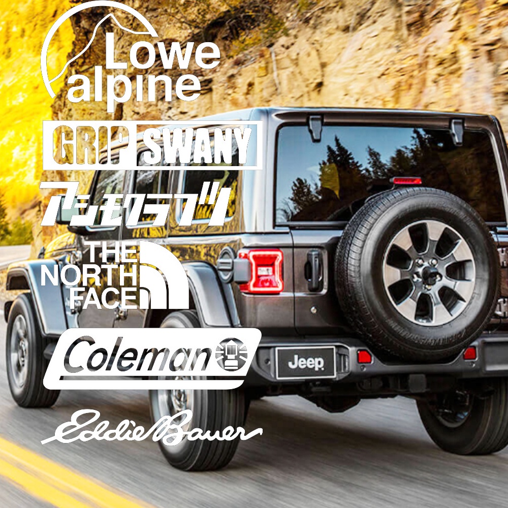 Outdoor Camping Waterproof Sticker Campers Travel Stickers The North ...