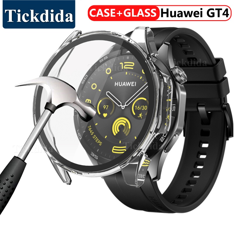 Case Glass for Huawei Watch GT 4 GT 3 Pro 46mm 41mm Screen Protector ...