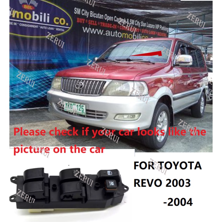 ZR For Power Window Lifter Master Control Switch For Toyota Revo 2003 ...