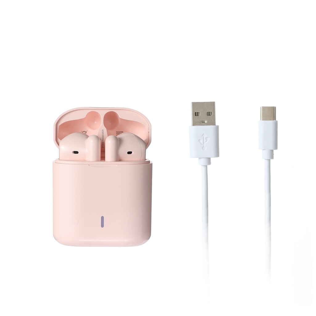 MINISO Macaron Half In-Ear TWS Earphones Model: S88(Pink) | Shopee ...
