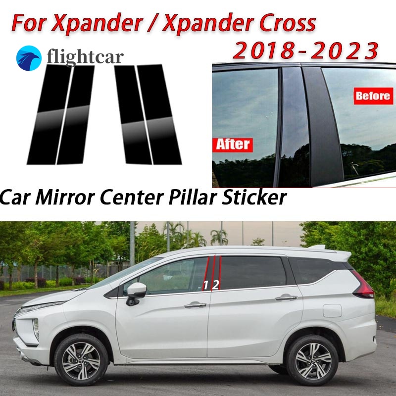 flightcar 4pcs Mitsubishi Xpander / Xpander Cross Glossy Black Car Door ...