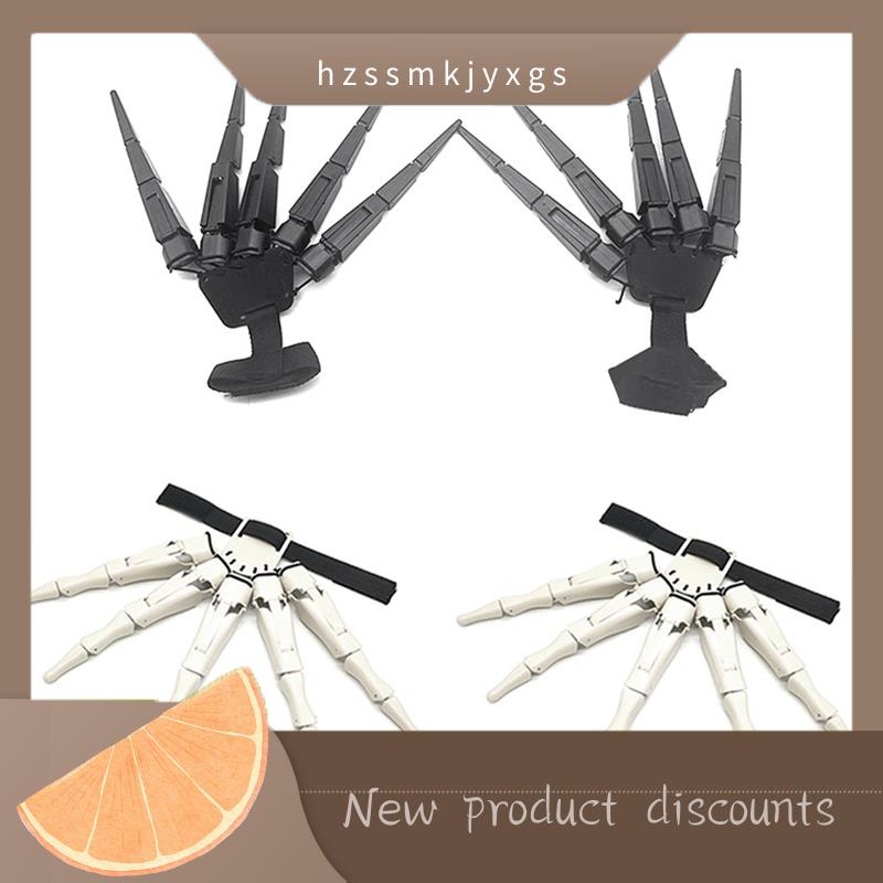 hzssmkjyxgs Halloween Articulated Fingers Scarry Fake Fingers Skeleton ...