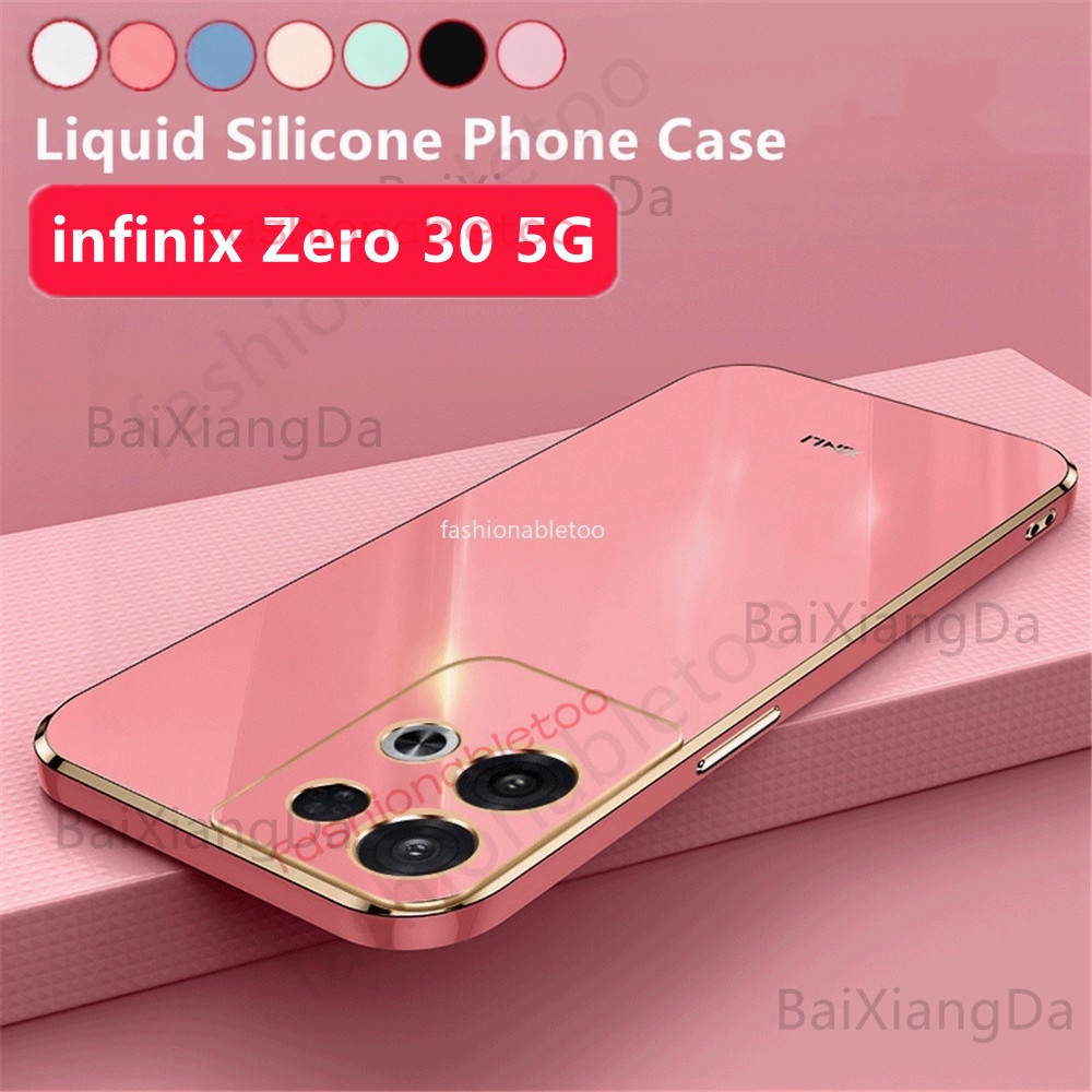 Casing For Infinix Zero 30 Zero30 4G 5G X6731 X6731B 2023 Square Plated ...