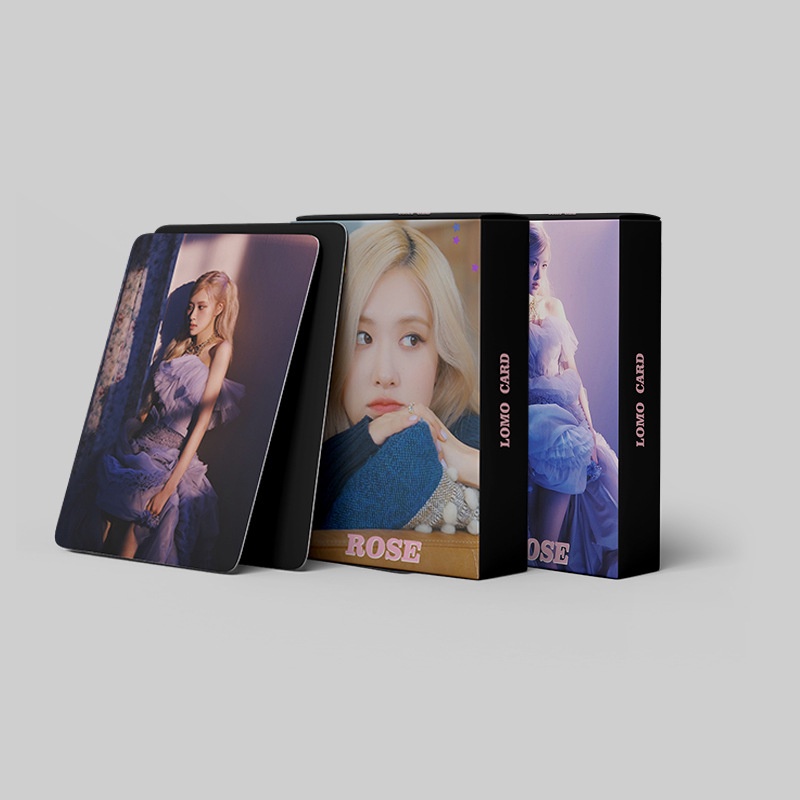 55pcs/box ROSE BP SOLO Album Photocards WORLD TOUR On The Ground Lomo ...