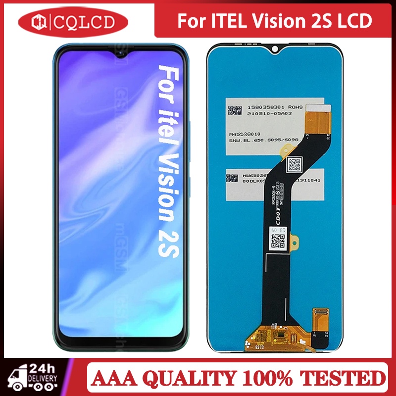 For ITEL Vision 2S LCD DIsplay Touch Screen Digitizer Panel Assembly ...