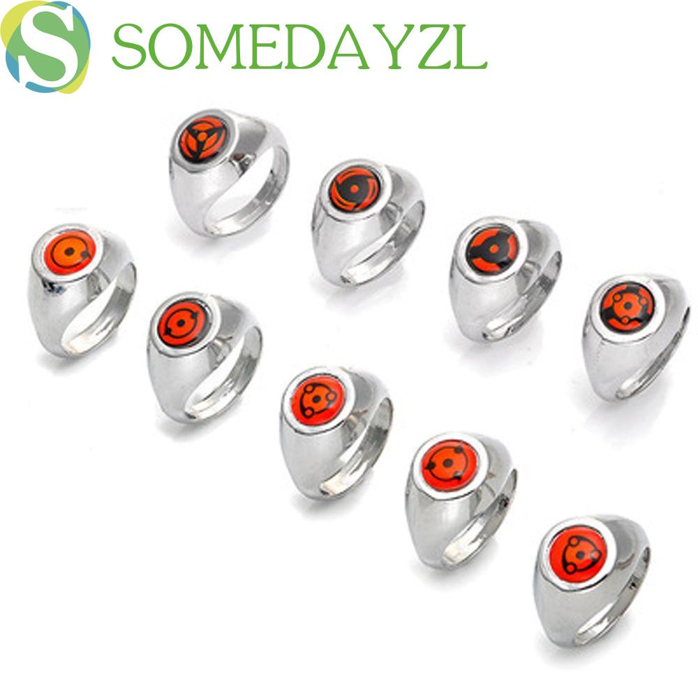 SOMEDAYZL Anime Ring Japanese Men Naruto Uchiha Ninja Itachi DIY ...