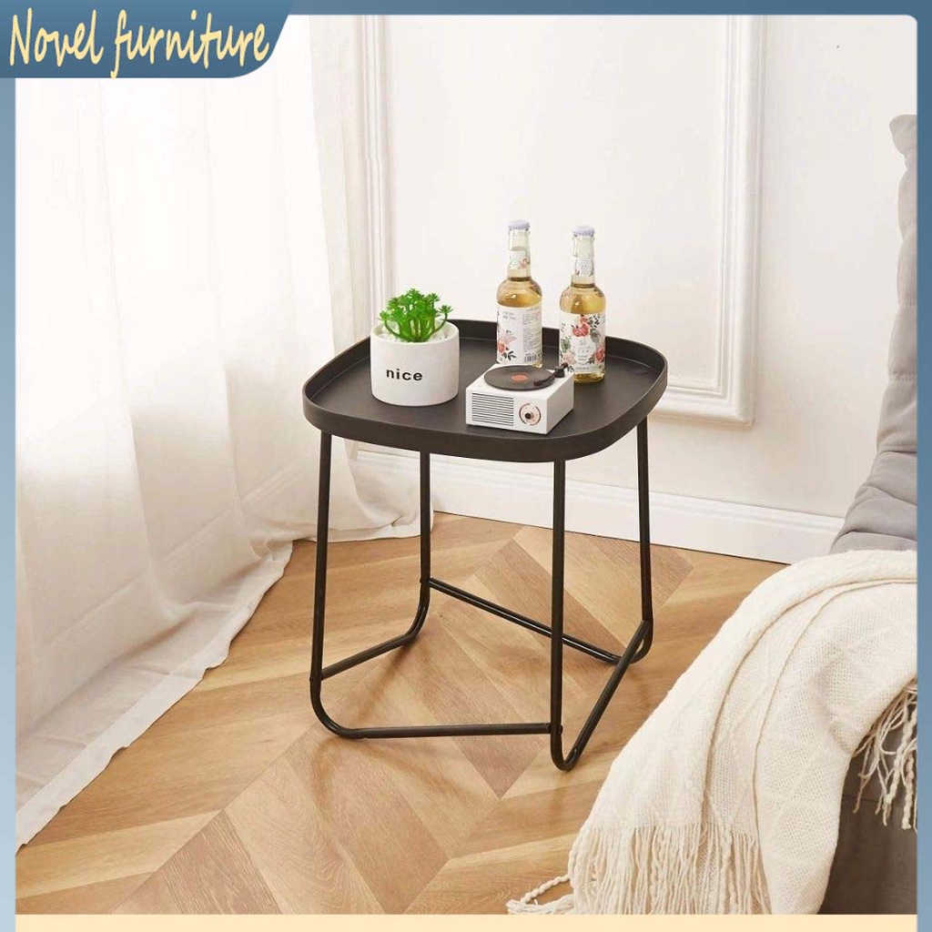 Nordic Style Edge Table Art Simple Coffee Table Bedside Coffee Table ...