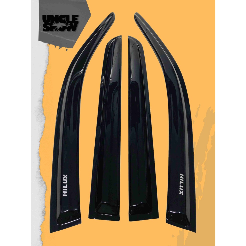 Rain Visor Toyota Hilux Hi-lux 2016 2017 2018 2019 2020 2021 2022 MUGEN ...