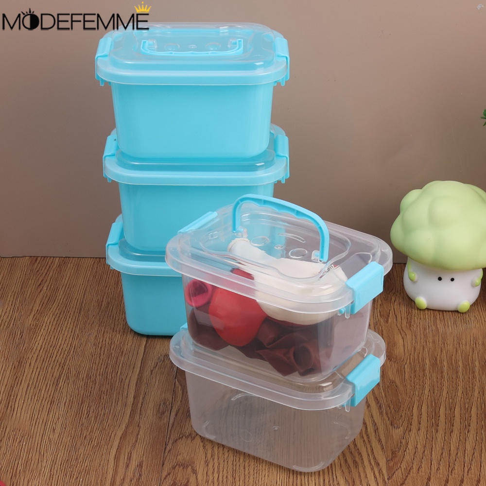 Small Plastic Storage Box with Lid / Home toy small objects Organizer ...