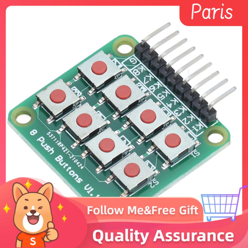 Superparis Button Key Keypad Board 2x4 Matrix 8 Push Micro Switch For ...