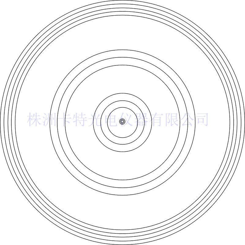 Microscope micrometer eyepiece micrometer concentric circle partition ...