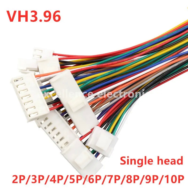 5PCS JST VH3.96 VH 3.96mm Female Housing Plug Connector Wire Cable 2 3 4 5 6 7 8 9 10Pin 22AWG ...