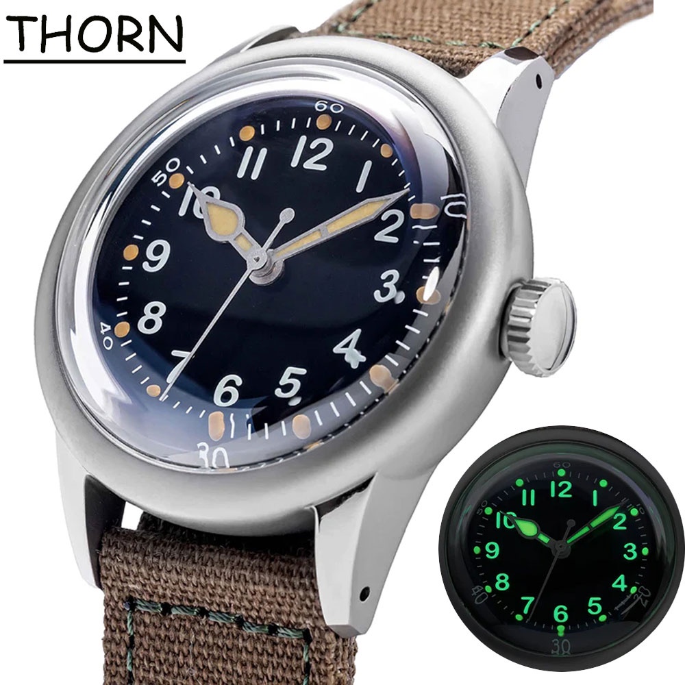 Thorn 36mm Titanium A11 Military Field Watch Retro NH35 Movement ...