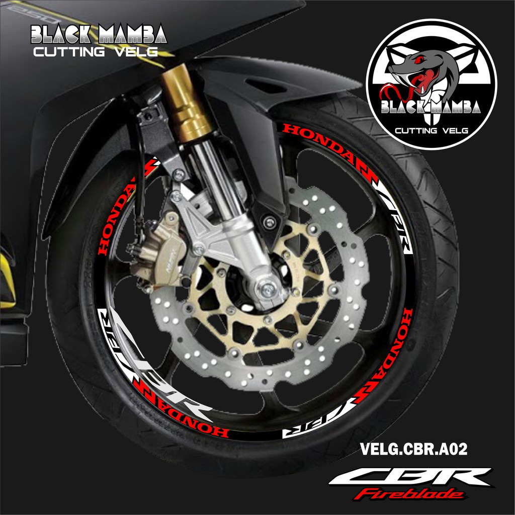 Cbr VELG CUTTING STICKER - LIST STICKER TIRE/VEL VARIATIONS HONDA CBR ...
