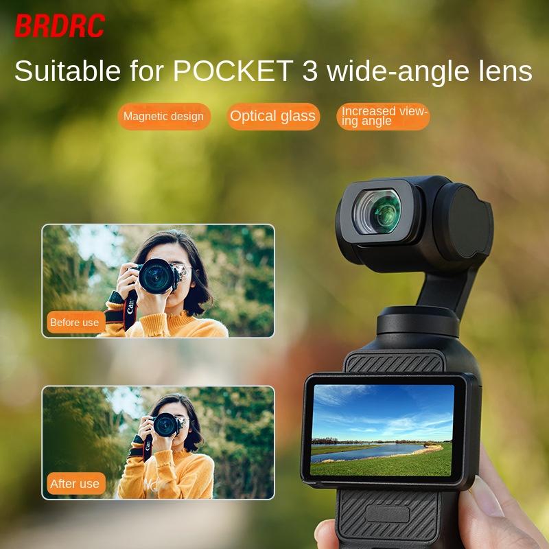 Suitable for Dji OSMO POCKET 3 Wide-Angle Lens Wide-Angle Lens Filter ...