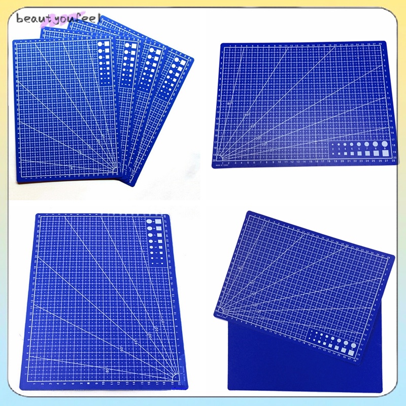 Beautyoufeel A4 Cutg New Craft Mat Printed Line Grid Scale Plate ...