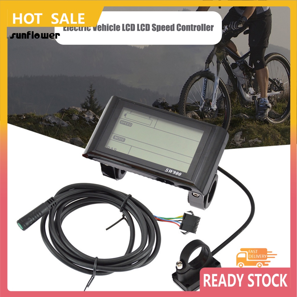 SF_ Bike LCD Control Panel Anti-rust Reliable ABS Shell Portable ...
